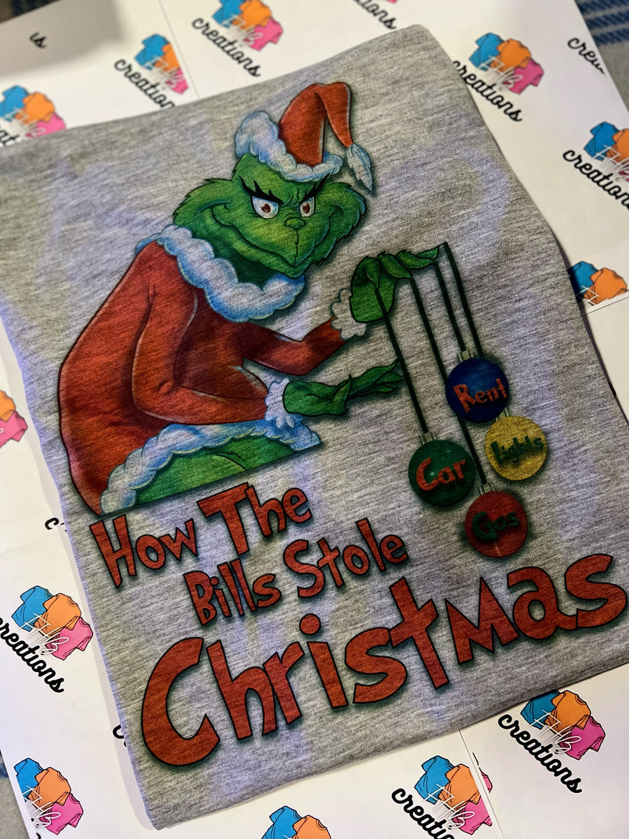 Grinch "Bills stole Christmas" – FHB Creations